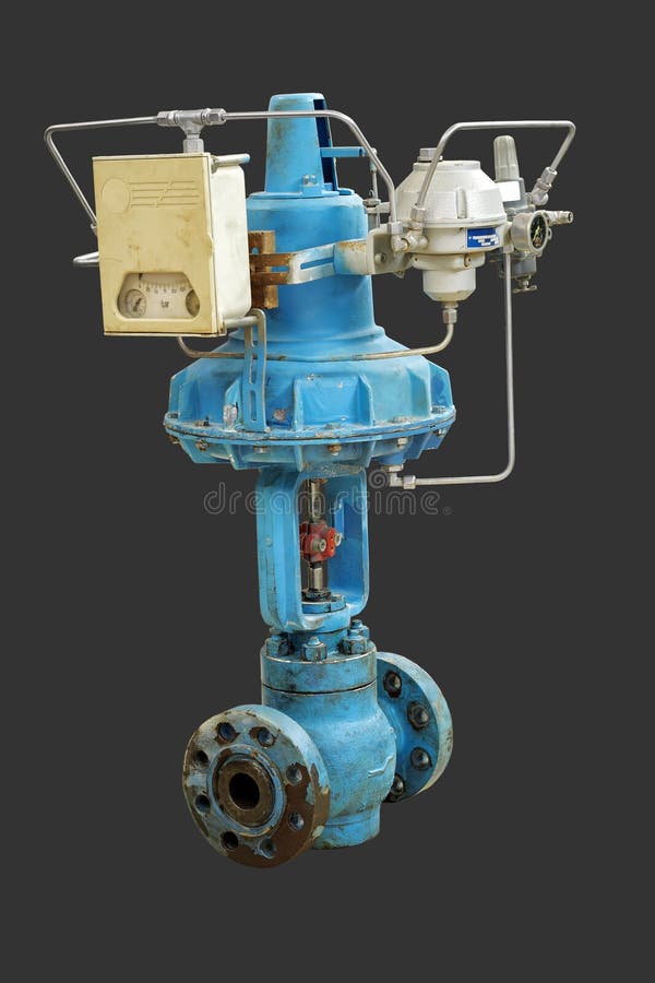 Pneumatic valve. stock image. Image of pneumatic, instrumentation ...