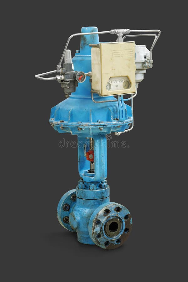 Pneumatic Valve Meter or Pressure Control Machine Stock Image - Image ...