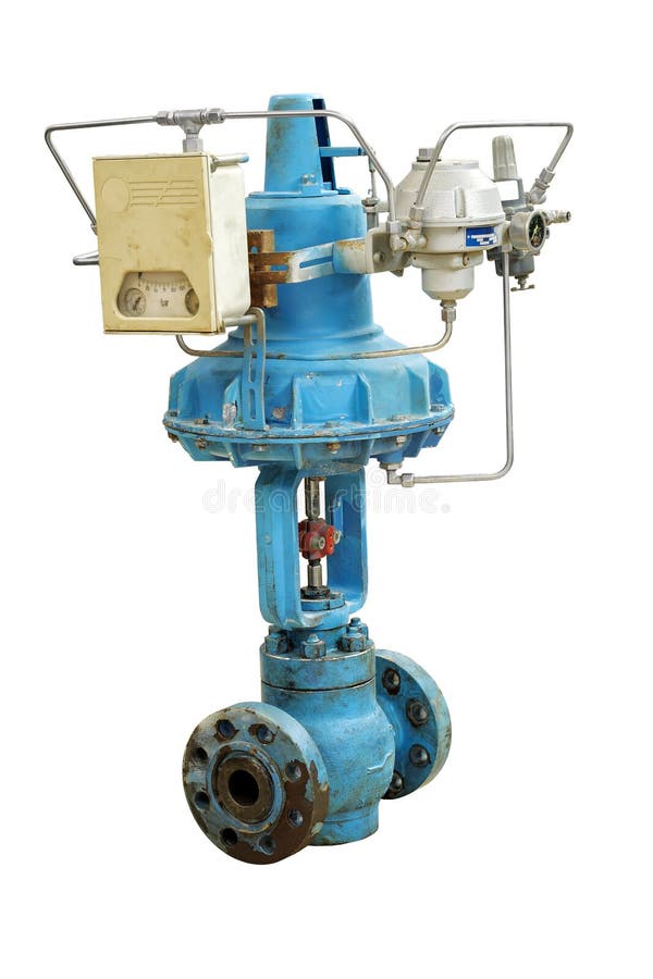 Gas valve. stock photo. Image of fuel, equipment, connection - 32720282