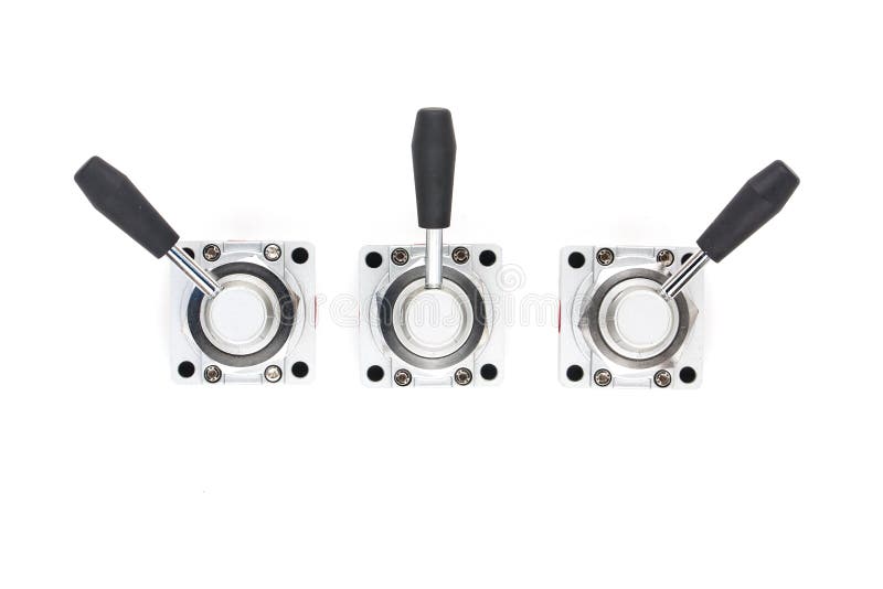 Pneumatisches Handventil stockbild. Bild von ventil, pneumatisch - 42504403