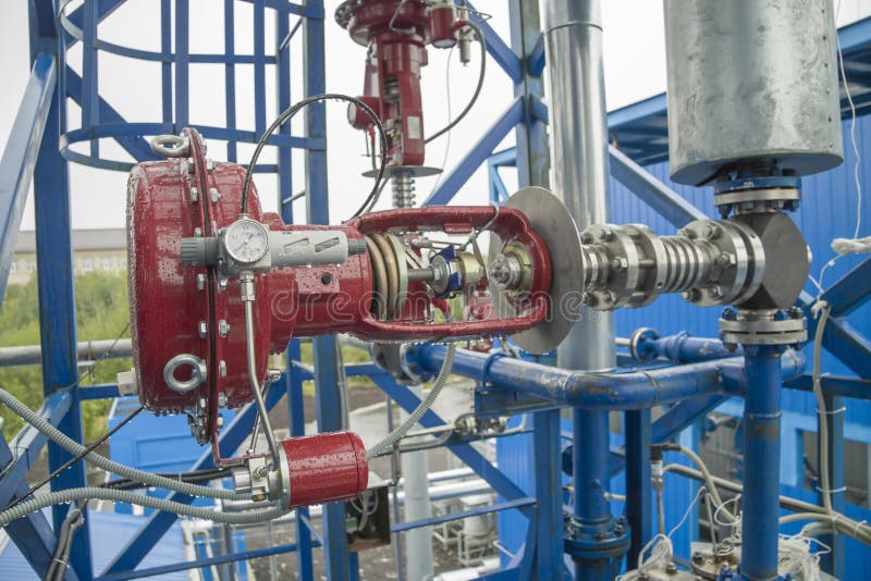 Pneumogram stock photo. Image of valve, pneumatic, crane - 77506302