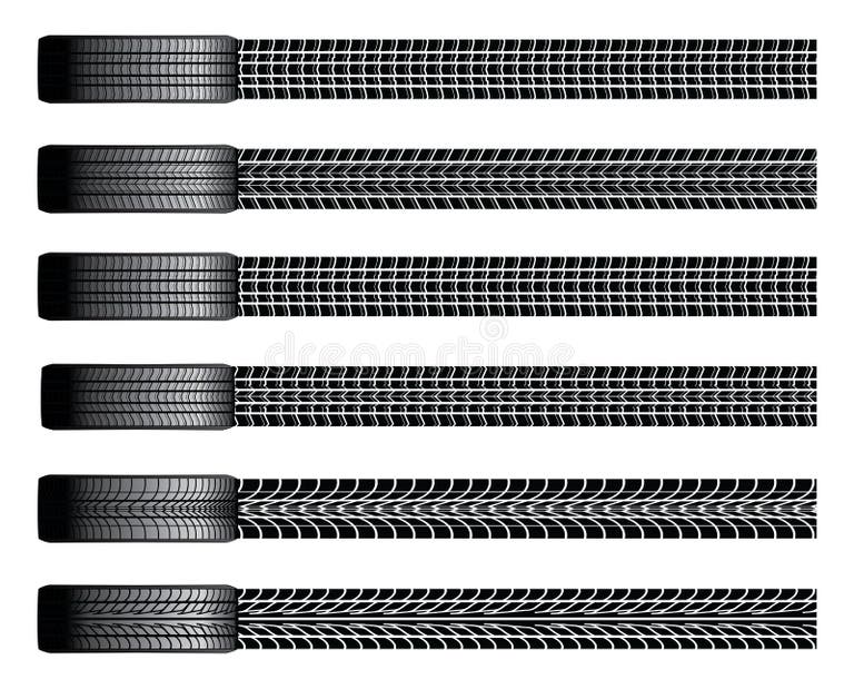 Pneus E Rastros Ilustrações, Vetores E Clipart De Stock – (934 Stock ...