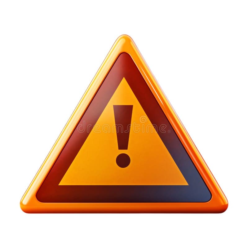PNG Alert Sign on Transparent Background - Ai Generated Stock ...