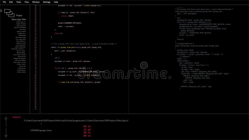 Png Alphahud User Interface For Text Code Editorapplication Programming Interface Api Stock
