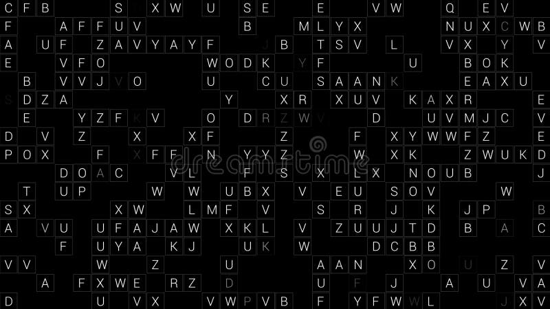 PNG Alpha.Looping Letters, Words ABC Code Password Hacking Effect ...