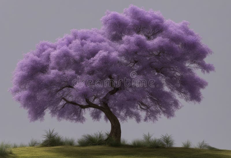 Png Alpha Tree Rendering Mimosifolia Left Channel 3d Jacaranda Cutout ...