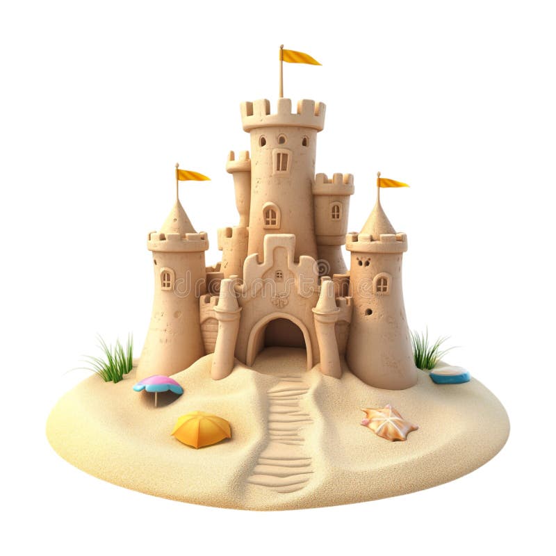 PNG Ancient Land Castle Cartoon on Transparent Background - Ai ...