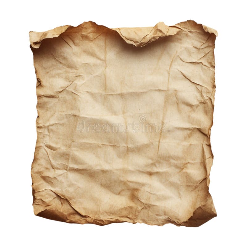 PNG Ancient Paper Piece on Transparent Background - Ai Generated Stock ...