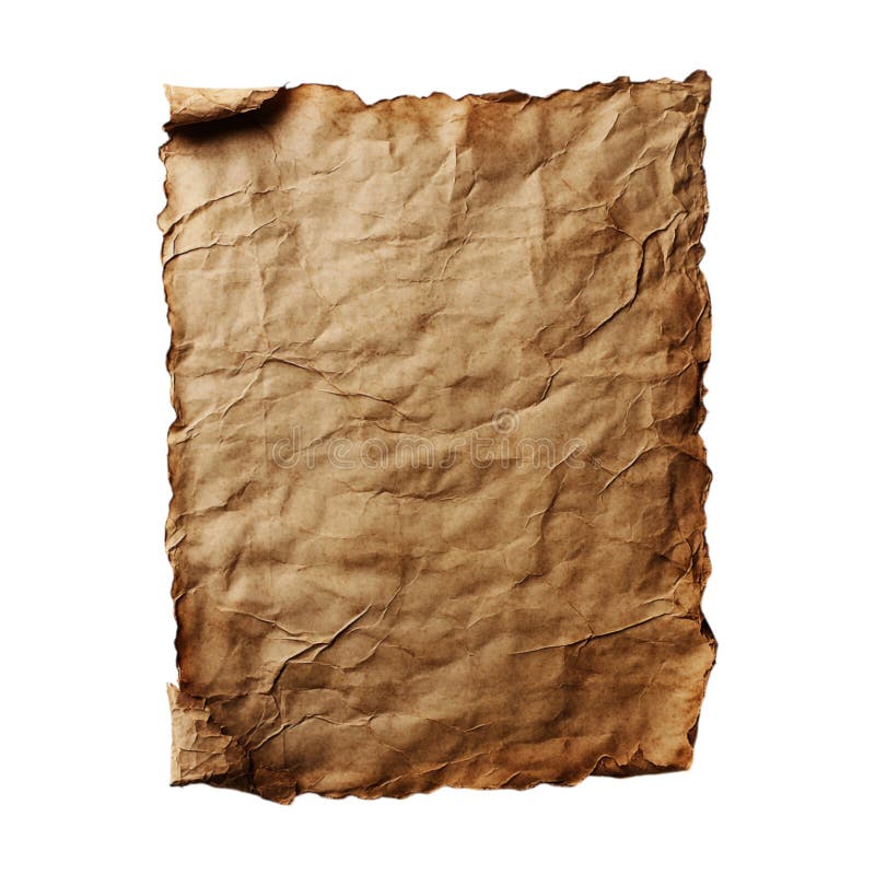 PNG Ancient Paper Piece on Transparent Background - Ai Generated Stock ...