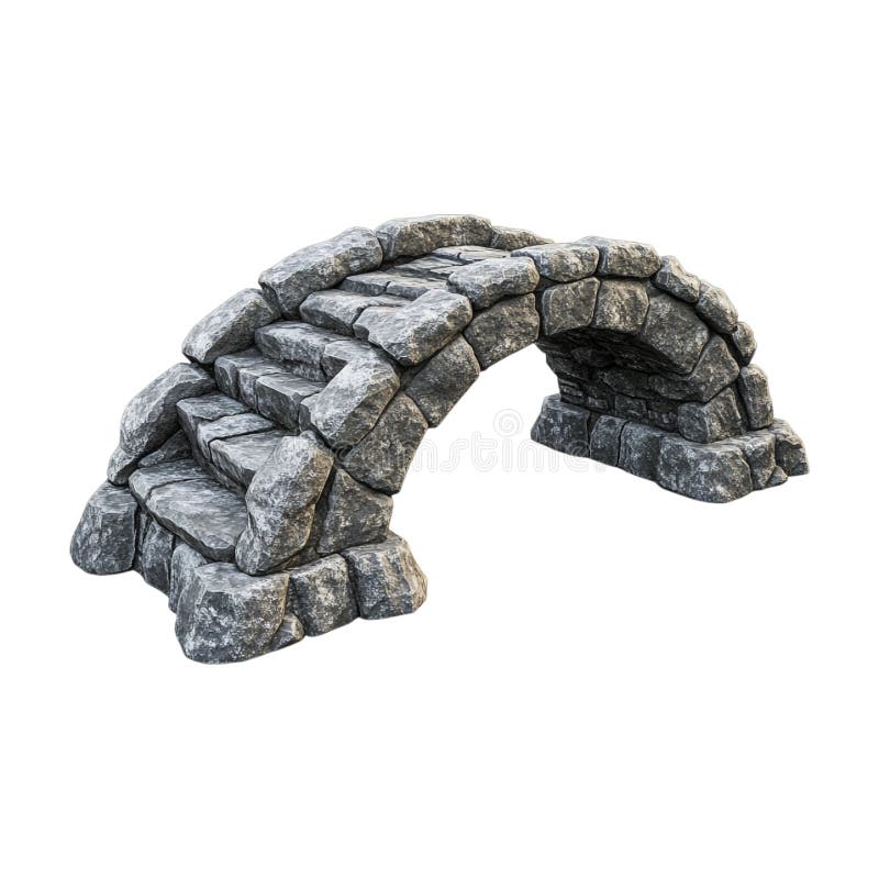 PNG Ancient Stone Bridge on Transparent Background - Ai Generated Stock ...