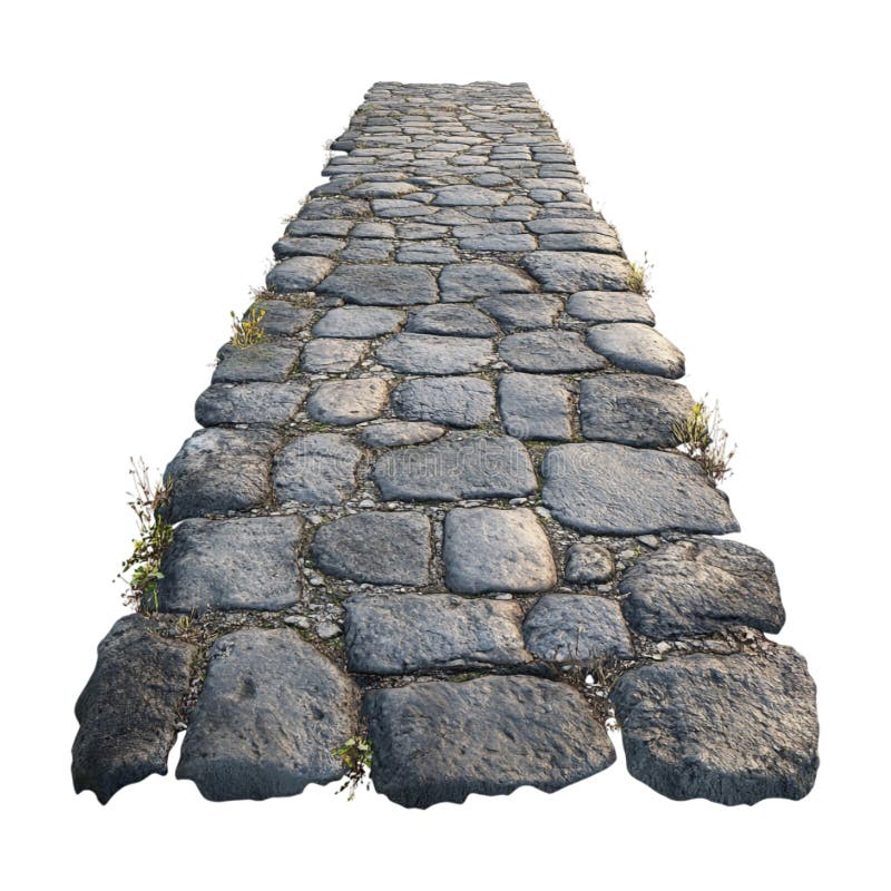 PNG Ancient Stone Road on Transparent Background - Ai Generated Stock ...