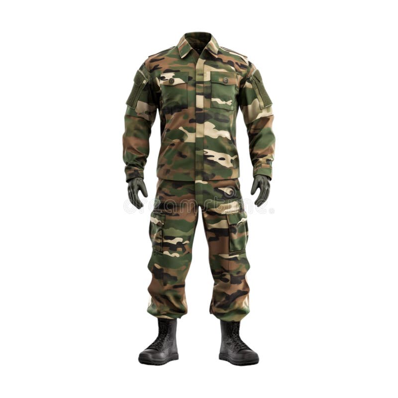 PNG Army Uniform on Transparent Background - Ai Generated Stock ...