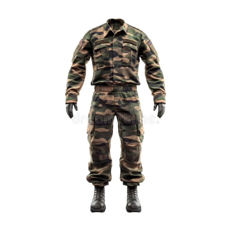 PNG Army Uniform on Transparent Background - Ai Generated Stock ...