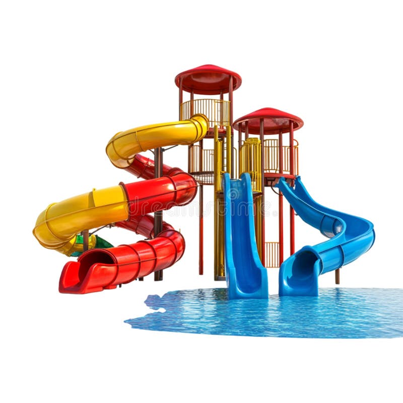 PNG Babies Water Slide on Transparent Background - Ai Generated Stock ...