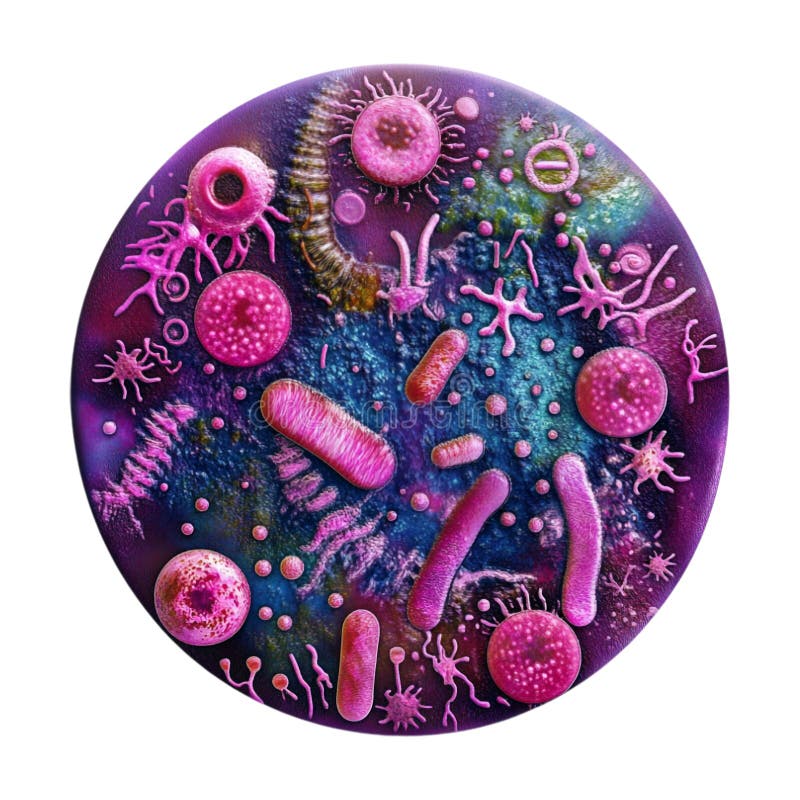 PNG Bacteria on Transparent Background - Ai Generated Stock ...