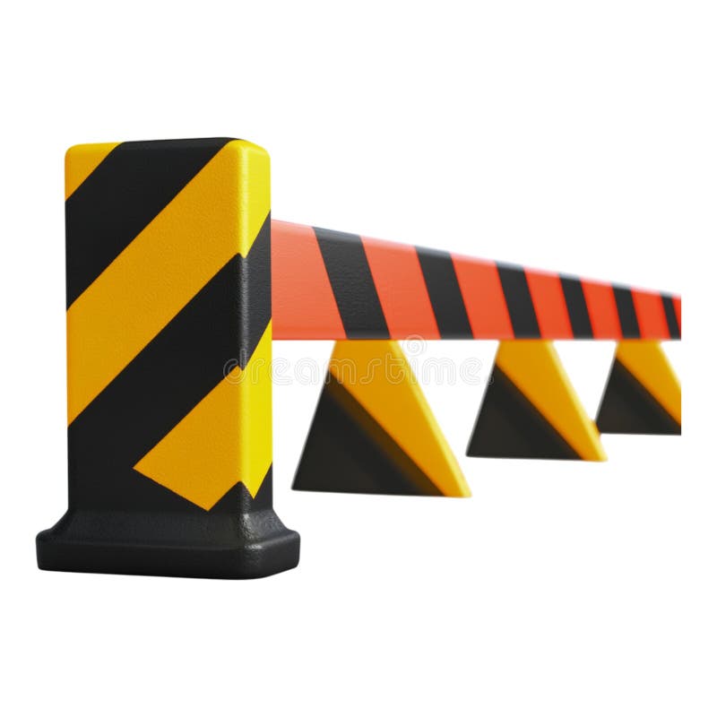 PNG Barrier Against Transparent Background Stock Illustration ...