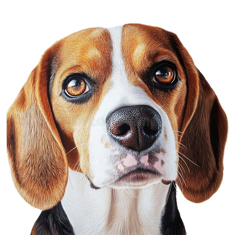 PNG Beagle Standing on Transparent Background Stock Illustration ...