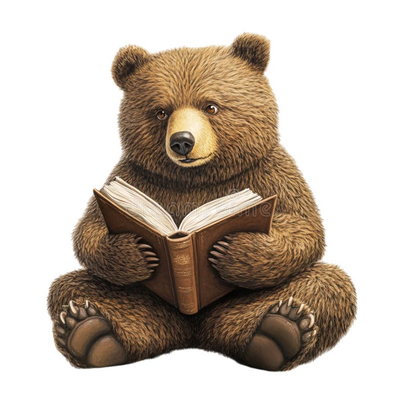 Png Bear Reading Book Stock Illustrations – 8 Png Bear Reading Book ...