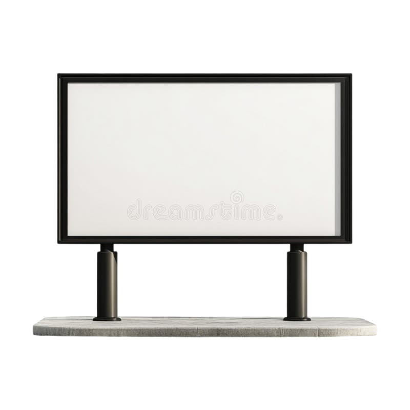PNG Blank Billboard Mockup on Transparent Background - Ai Generated ...