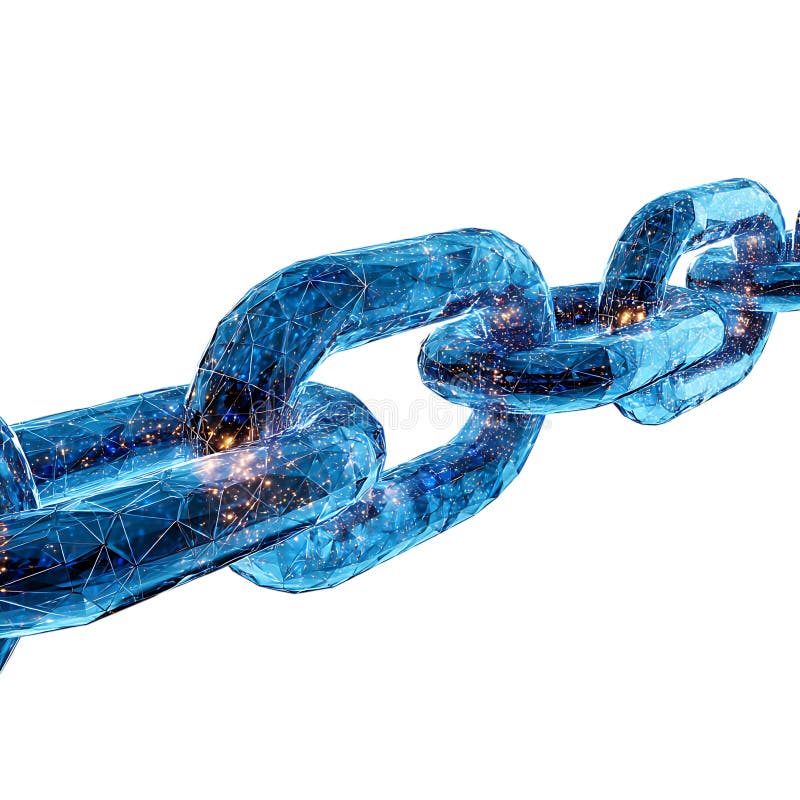 PNG Blue Chain Link Connectivity Network Technology Abstract Background ...