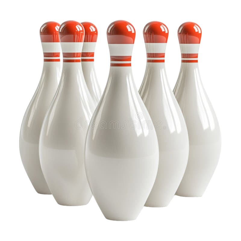 PNG Bowling Pins on Transparent Background - Ai Generated Stock ...