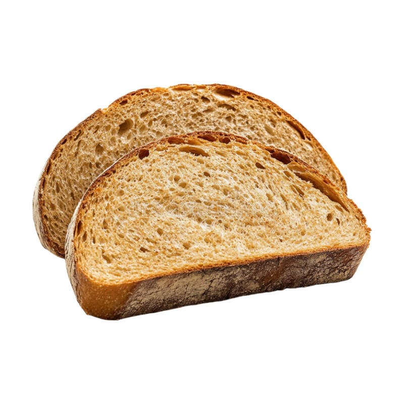 PNG Brown Bread Baked on Transparent Background - Ai Generated Stock ...
