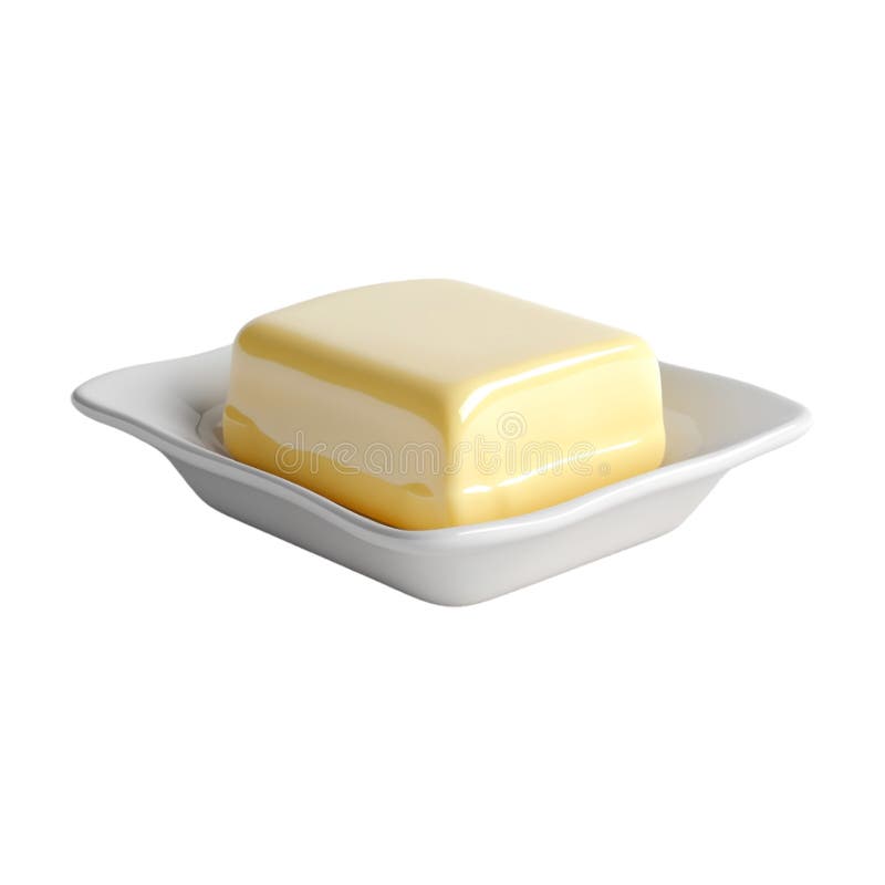 PNG Butter on Transparent Background - Ai Generated Stock Illustration ...
