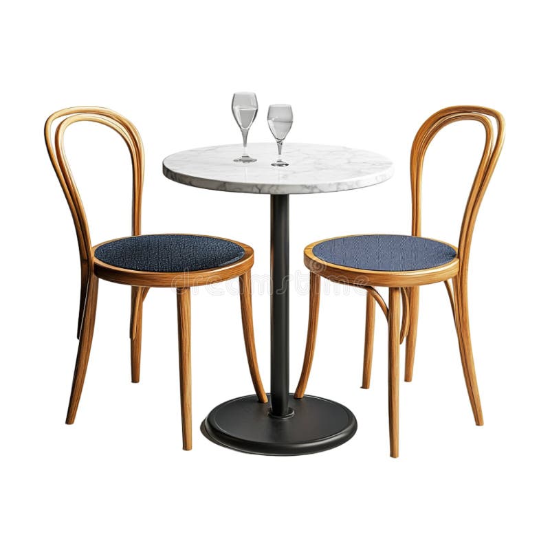 PNG Cafe Table with Chairs on Transparent Background - Ai Generated ...