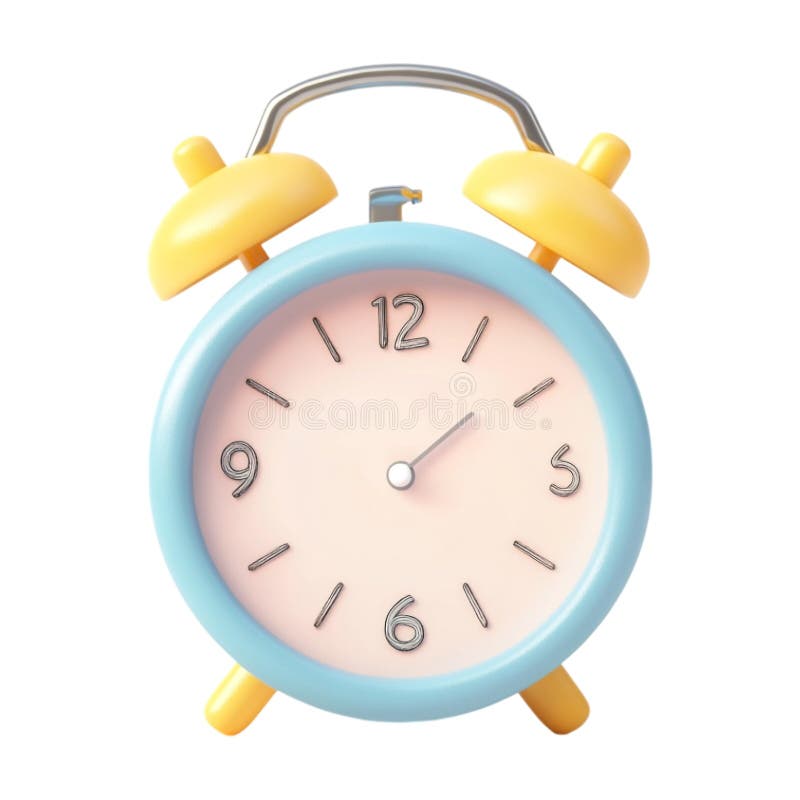 PNG Cartoon Style Time Clock on Transparent Background - Ai Generated ...