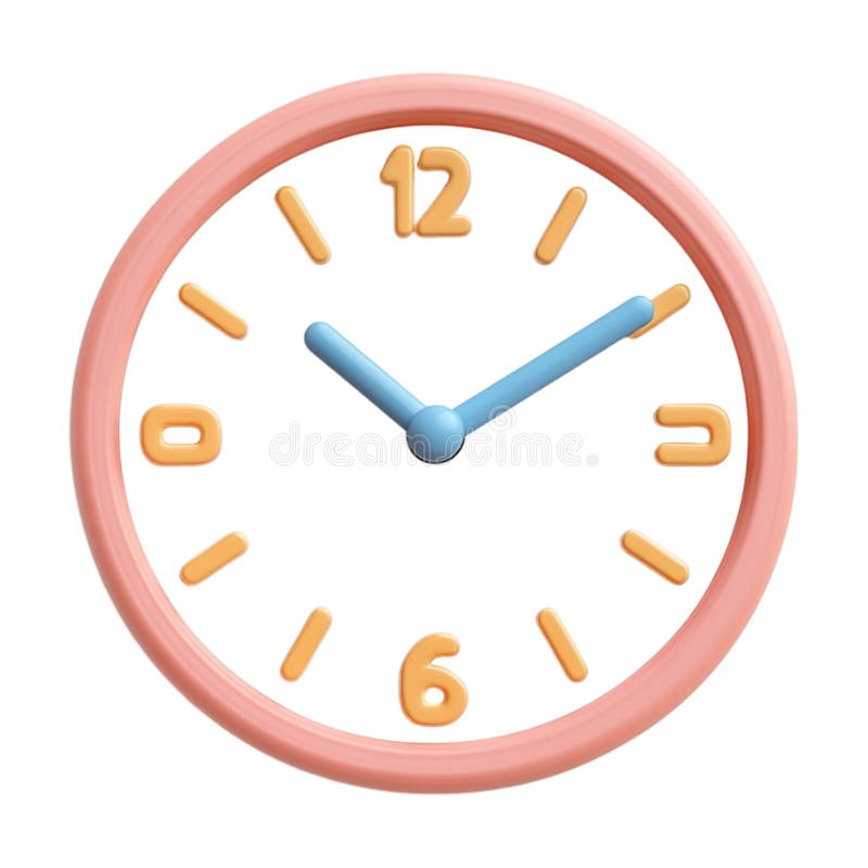 PNG Cartoon Style Time Clock on Transparent Background - Ai Generated ...