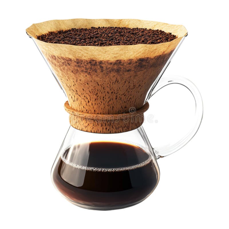 PNG Coffee Filter Paper on Transparent Background - Ai Generated Stock ...