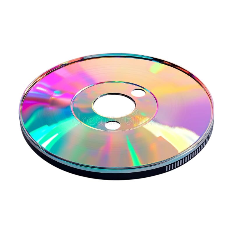 PNG Colorful Disk CD on Transparent Background - Ai Generated Stock ...