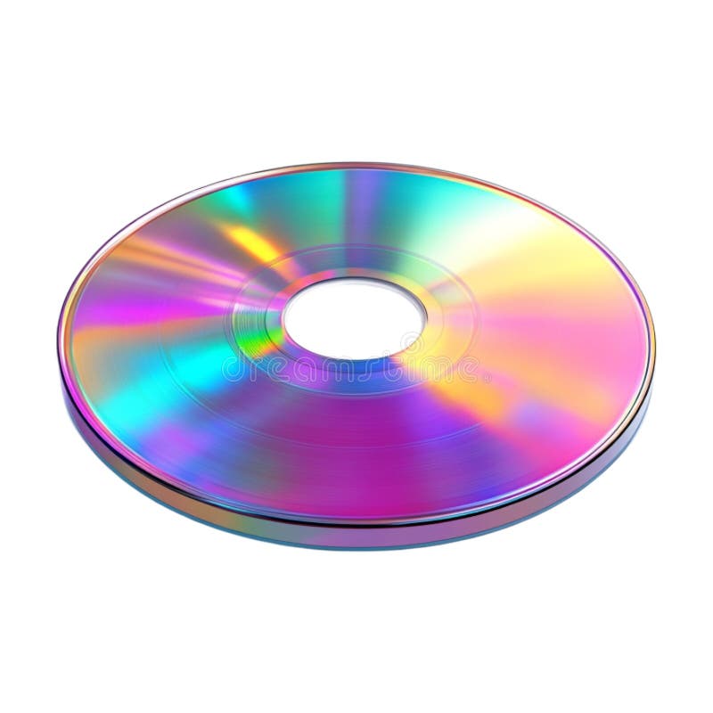 PNG Colorful Disk CD on Transparent Background - Ai Generated Stock ...