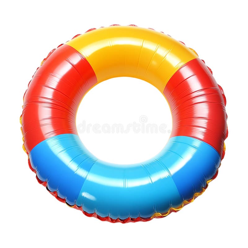 PNG Colorful Inflatable Ring on Transparent Background - Ai Generated ...