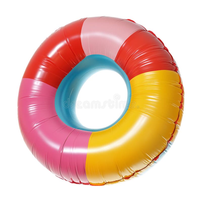 PNG Colorful Inflatable Ring on Transparent Background - Ai Generated ...