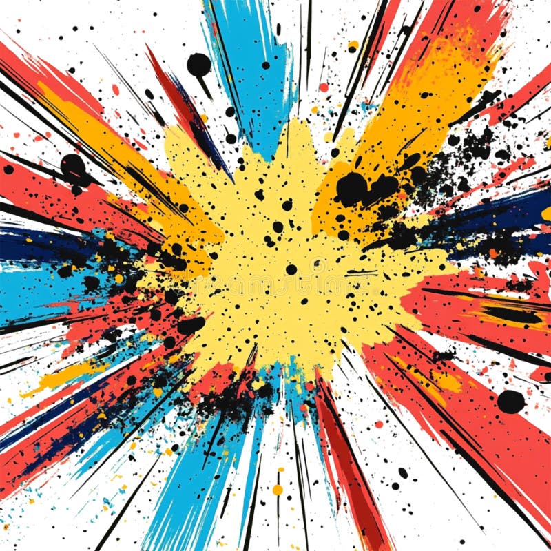 PNG Comic Effect Border on Transparent Background - Ai Generated Stock ...