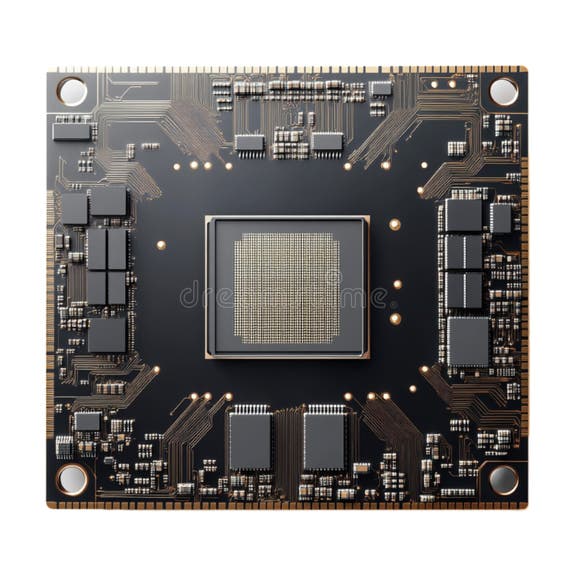PNG Computer CPU on Transparent Background - Ai Generated Stock ...