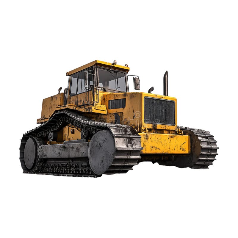 PNG Construction Bulldozer Machine on Transparent Background - Ai ...
