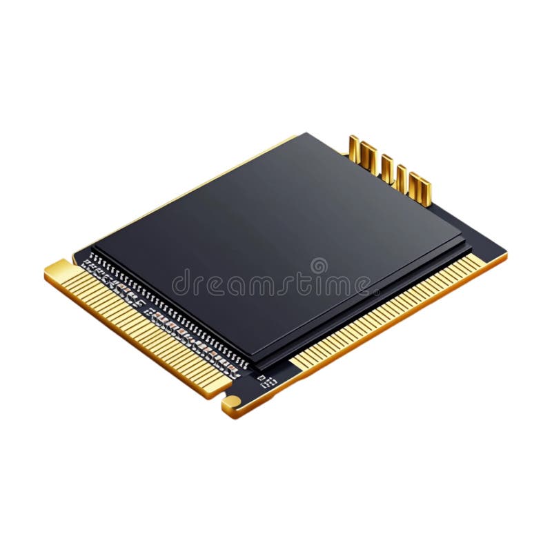 PNG CPU Chip Computer on Transparent Background - Ai Generated Stock ...