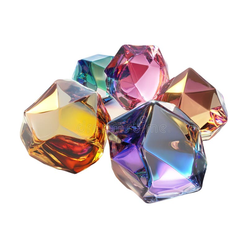PNG Crystal Gemstone on Transparent Background - Ai Generated Stock ...