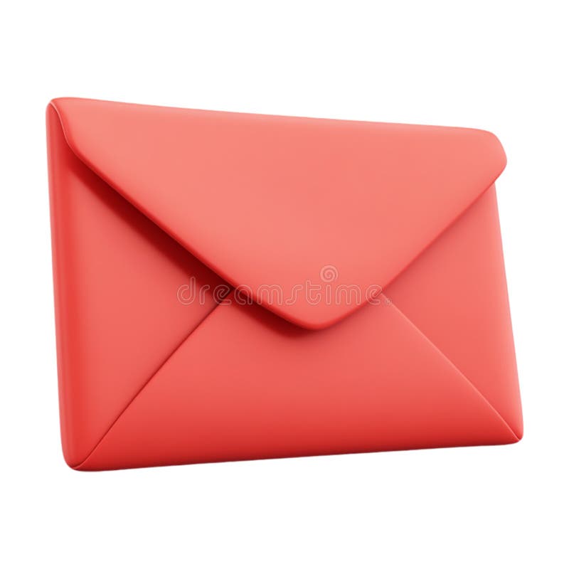 PNG 3D Cartoon Email on Transparent Background - Ai Generated Stock ...