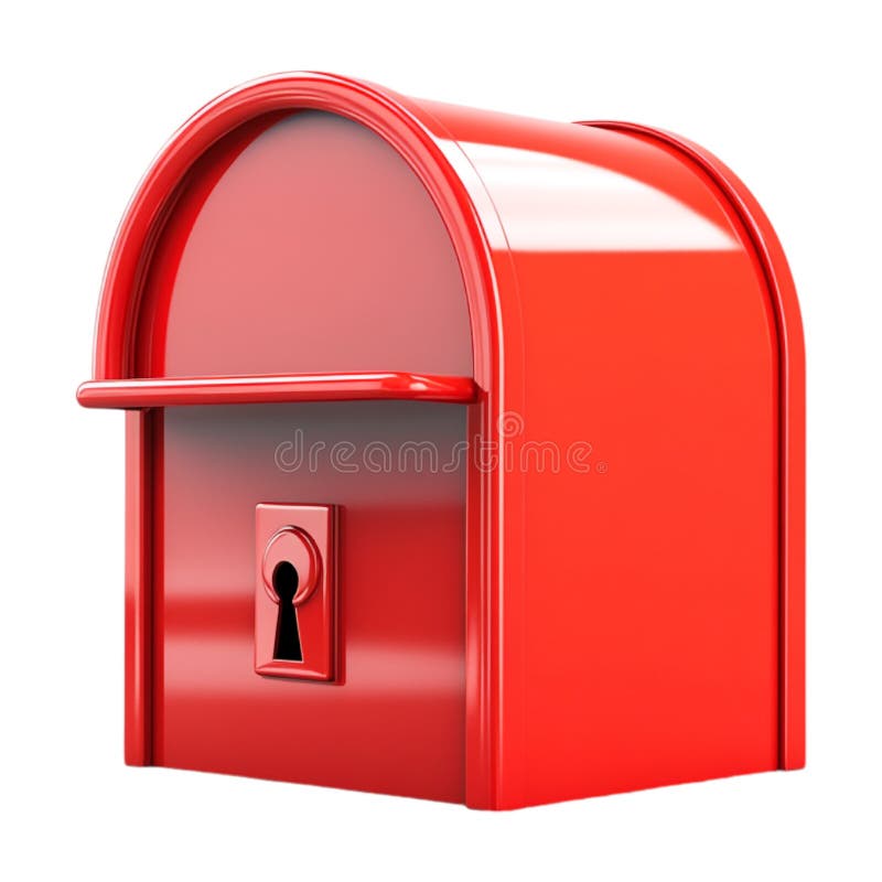 PNG 3D Mail Box on Transparent Background - Ai Generated Stock ...