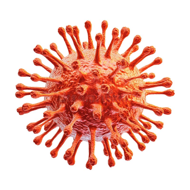 PNG 3D Virus Model on Transparent Background - Ai Generated Stock ...
