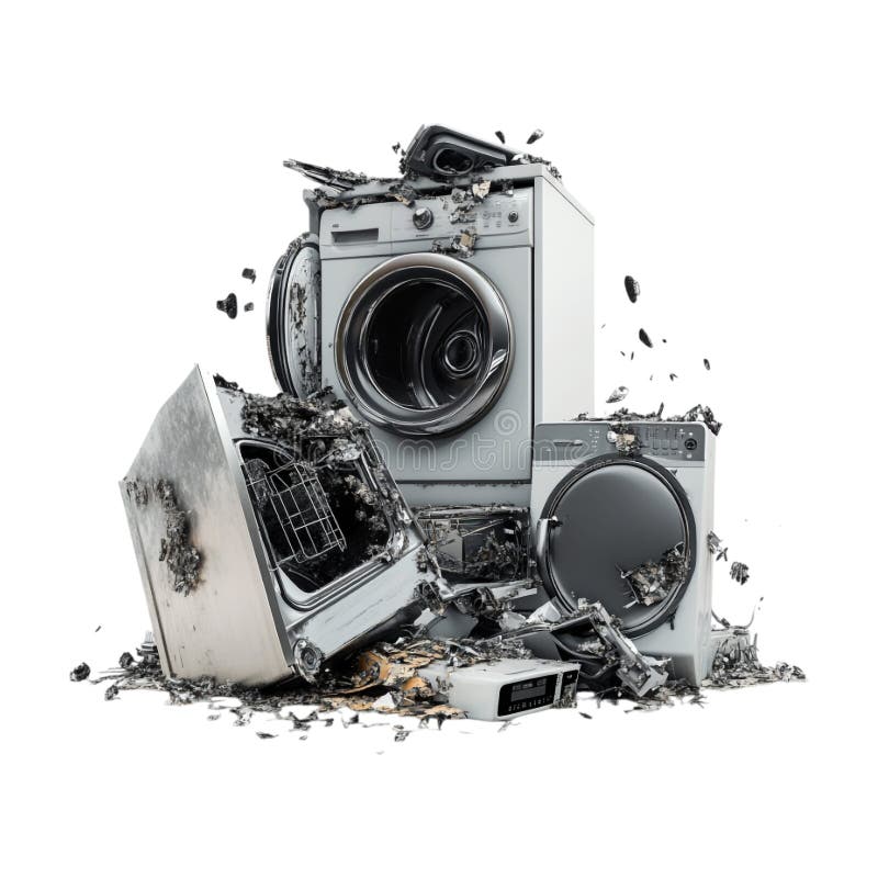PNG Damage or Break Washing Machine on Transparent Background - Ai ...