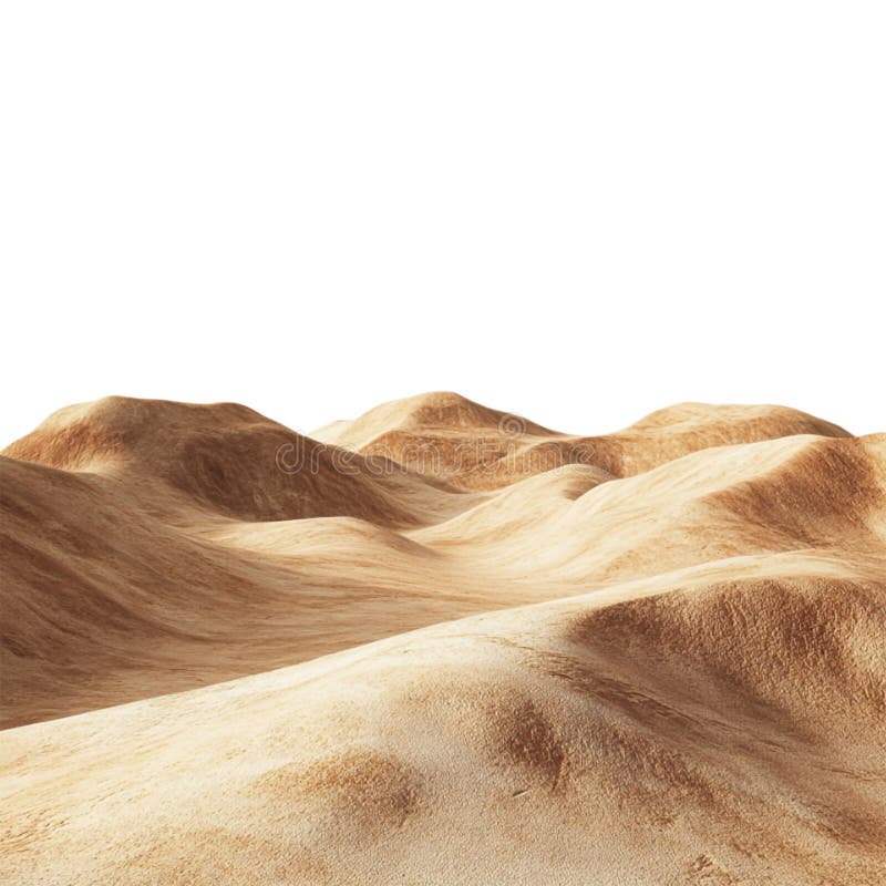 PNG Desert Sand on Transparent Background - Ai Generated Stock ...