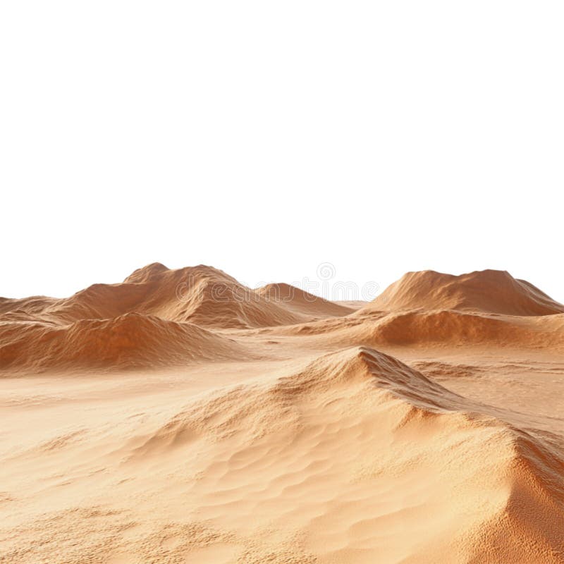 PNG Desert Sand on Transparent Background - Ai Generated Stock ...