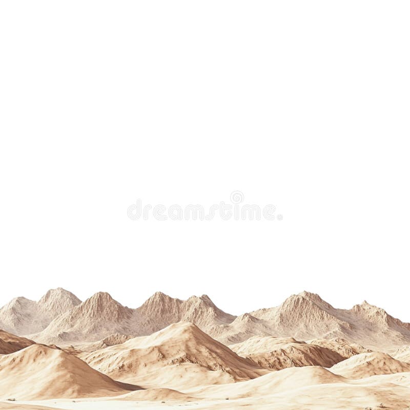 PNG Desert Sand on Transparent Background - Ai Generated Stock ...