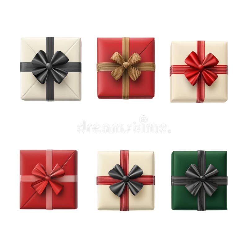 PNG Different Kinds of Gift Boxes on Transparent Background - Ai ...