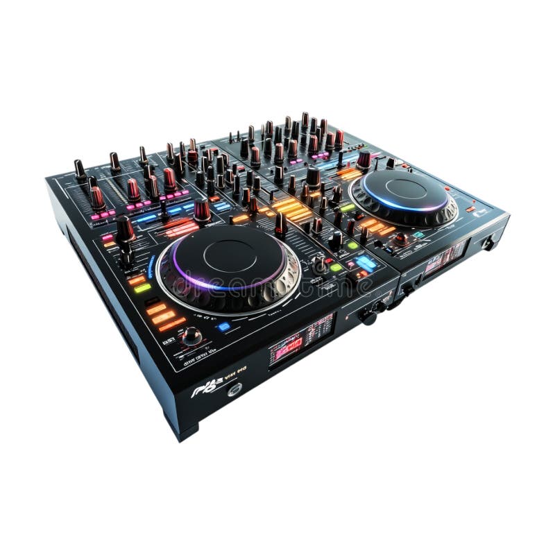 PNG DJ Mixer on Transparent Background Stock Illustration ...