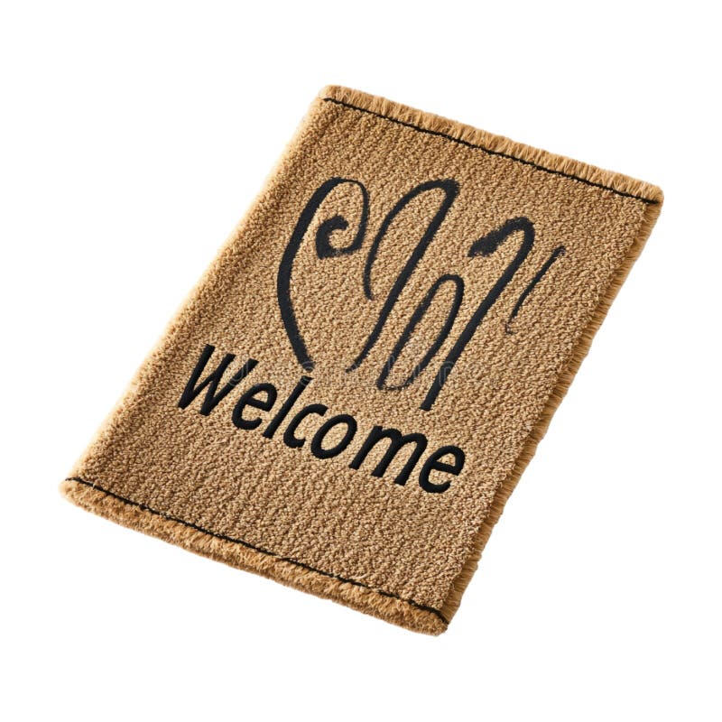PNG Door Welcome Mat on Transparent Background - Ai Generated Stock ...